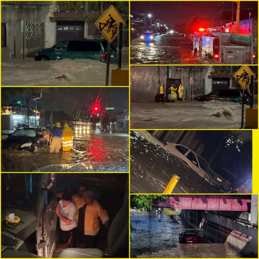 Lluvias en Ciudad Victoria arrastran autos y dejan heridos ...